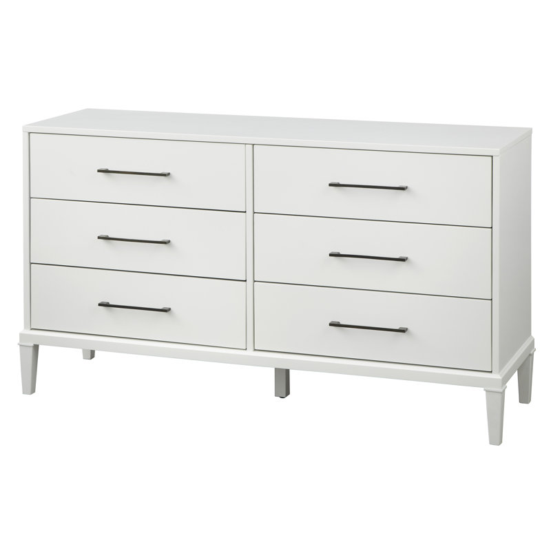 Latitude Run® 6 Drawer 57" W Double Dresser | Wayfair